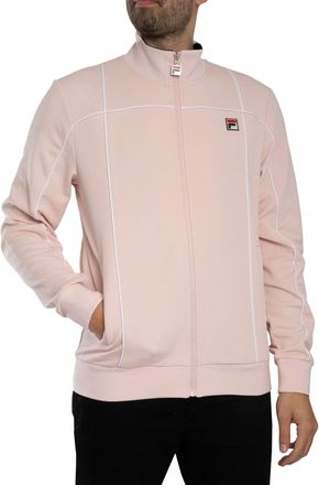 Fila Armando Trainingsjacke Mit Kontrastierenden Paspeln, Rosa