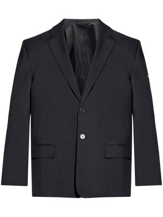 Balenciaga blazer à simple boutonnage - Noir