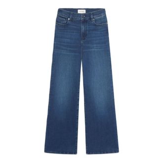 Frame Denim Slim Palazzo Lange Jeans - - Jeans - Damen - Blau - W29