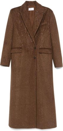 Giuseppe Di Morabito Mantel mit Strass - Braun