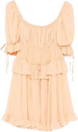 Chlo&eacute; Kurzes Kleid - Orange