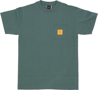 HUF Taschen Tee Pine Herren T-Shirt - - Tops - Herren - Gr&uuml;n - S