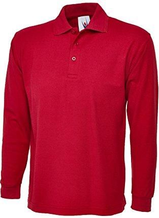 Uneek clothing Uneek Mens Long Sleeve Polo Shirt