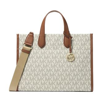 Michael Kors Gro&szlig;e strukturierte Henkeltasche - - Bags - Damen - Beige - ONE SIZE