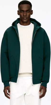 Arket Scuba-Kapuzenjacke Mit Reißverschluss -Grün