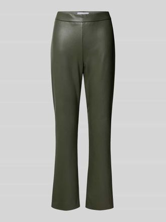 Raffaello Rossi Flared Bootcut Hose in Leder-Optik Modell MACY