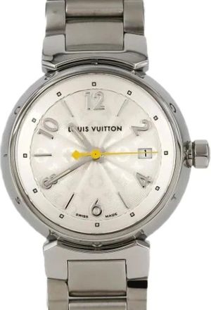 Louis Vuitton Pre-owned Tambour Wristwatch - Femme - Pre-owned - Gris - Taille: ONE Size