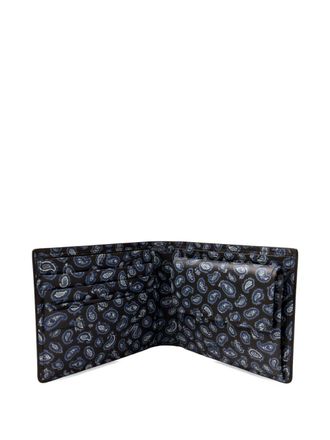 Etro Mens Bifold Wallet Brown Calf Leather & Cardholders