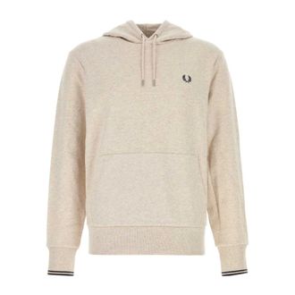 Fred Perry Homme, Sweatshirts et sweats &agrave; capuche, Beige, Taille: XS SweaT-shirt en coton