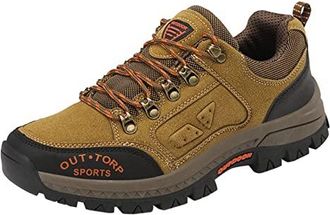 Generic Chaussures de randonn&eacute;e &agrave; fond plat non confortables pour homme, kaki, 39 1/3 EU