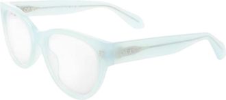 Off-white Off White - Style 57 Logo-Brille f&uuml;r Herren/Damen Unisex (Hellblau)