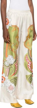La DoubleJ Femme, Pantalons, Multicolore, Taille: 38 FR Wide Pantalons
