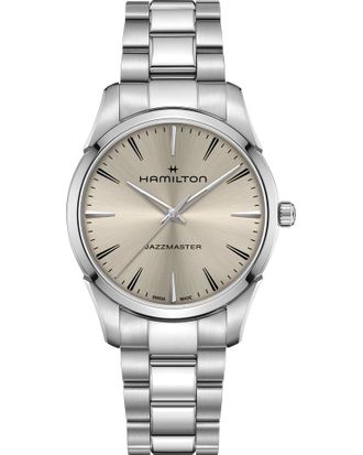 Hamilton Jazzmaster Quartz 40 mm, Edelstahl, Analog Herrenuhr H32461121