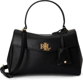 Ralph Lauren Petit sac cartable souple Farrah - Femme - Sacs - Noir - Taille: ONE Size