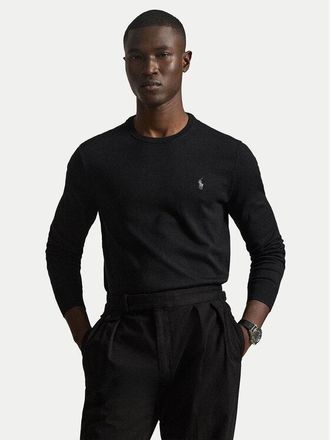 Polo Ralph Lauren Pullover Ls 710684957008 Schwarz Slim Fit