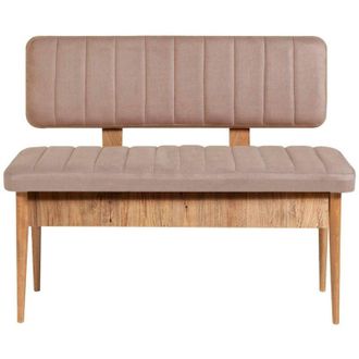 Dmora Dmora - Banc Dprin, Banc polyvalent, Si&egrave;ges pour les invit&eacute;s, Coffre multifonctionnel, 90x39h40 cm, Noyer et Anthracite