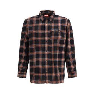 Diesel Homme, Chemises, Multicolore, Taille: M Chemise en coton &agrave; motifs