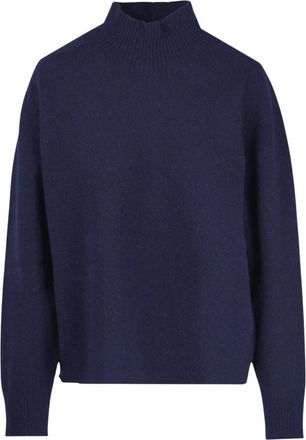 Alpha Studio Rollkragenpullover - - Knitwear - Damen - Blau - L
