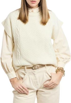 Armor Lux Femme Pull, Nature, XS EU