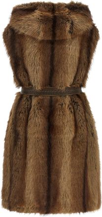 Pinko Galearis Vest - Brown