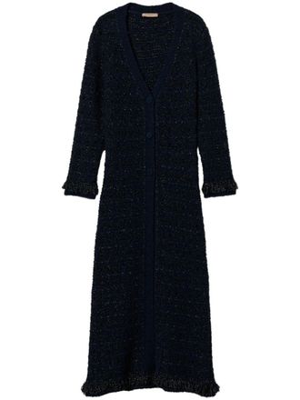 Twin-Set cardigan à carreaux - Noir