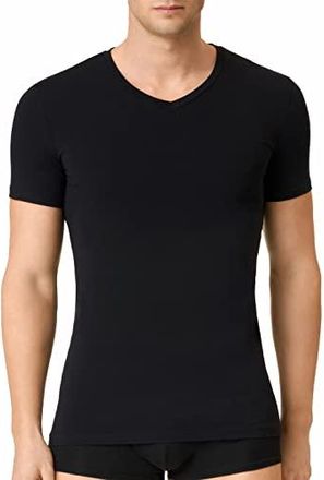 Golden Lady T Shirt Noir Col V Homme, Noir, Medium
