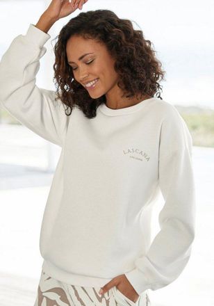 Lascana Sweatshirt mit weiten &Auml;rmeln, Loungewear