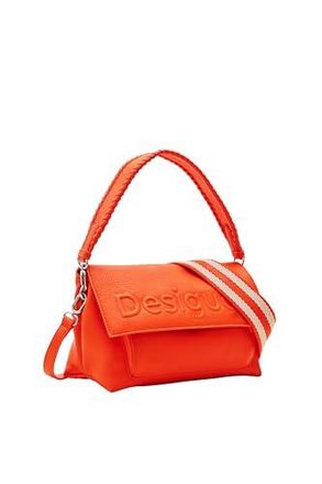 Desigual Half Logo 24 Vene, Accessories PU Across Body Bag Femmes, Orange, Taille Unique