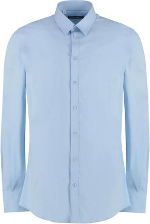 Dolce & Gabbana Homme, Chemises, Bleu, Taille: XL Chemise habill&eacute;e Gold Label