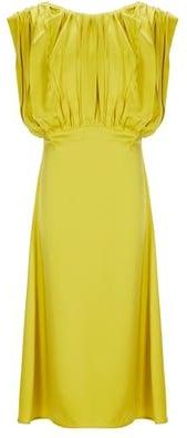 Jil Sander Robe satin&eacute;e