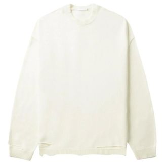 Helmut Lang Homme, Pulls, Beige, Taille: L Rib Crewneck
