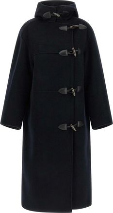 R&oacute;he Manteau Au Genou - Bleu