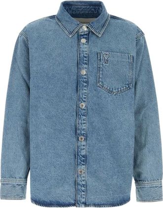 Ami Herren, Shirts, Blau, XLGr&ouml;&szlig;e