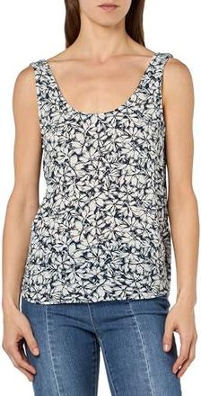 Vero Moda Vmmenny Débardeur WVN GA Noos Top, Navy Blazer/AOP : huki, XL Femme