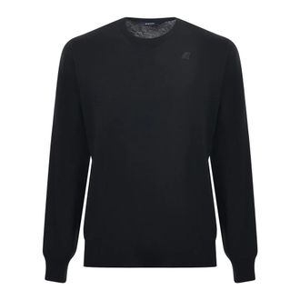 K-Way Pull Sebastien en laine m&eacute;rinos - Homme - Pulls - Noir - Taille: M