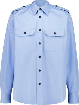 Alexander McQueen Herren, Shirts, Blau, MGr&ouml;&szlig;e
