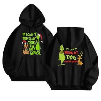 Generic Le Grinch Sweat A Capuche Femme Adulte Moche Pilou Costume Chaud Christmas Pull Plaid The Sweatshirts De Femmes Polaire Noel Vetement Oversize Pulls H