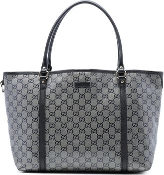 Gucci Shopper - Medium GG Crystal Joy Tote - Gr. unisize - in Grau - f&uuml;r Damen