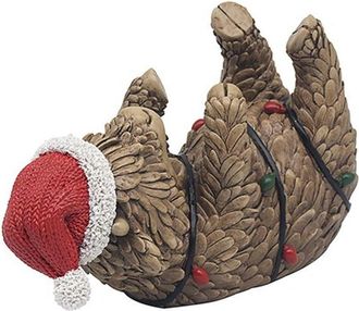 Lesser & Pavey Weinflaschenhalter mit weihnachtlichem Hochlandkuh