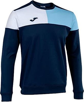 Joma Sudadera Crew V Hombre Maillot de surv&ecirc;tement, Bleu Marine/Bleu Ciel/Blanc, XXXL Homme