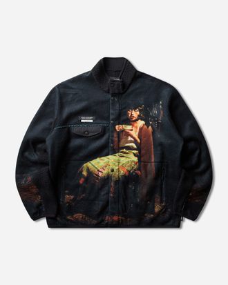 Undercover Men s Cindy Sherman Fleece Jacket Black