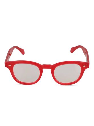 K&agrave;dor Runde Woody Brille - Rot
