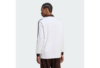 adidas Originals Langarm-Poloshirt POLOSHIRT, NADELSTREIFEN, LANG&Auml;RMELIG (1-tlg)