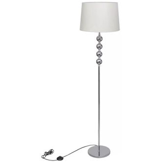 vidaXL Stehlampe Stehleuchte Lampe Leuchte Standleuchte wei&szlig; Vidaxl