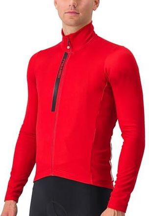 Castelli Entrata Maillot thermique &agrave; manches longues et fermeture &eacute;clair pour homme Couche de base isol&eacute;e en polaire pour lhiver cyclisme sur route I Gravel Bi