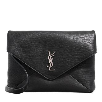 Saint Laurent Crossbody Bags - Cassandre Envelope-Messenger Bag - Gr. unisize - in Schwarz - f&uuml;r Damen