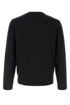 Ami Noir-Blanc Creme T-Shirt Noir/blanc Exterior: Cotton T-shirts And Polos