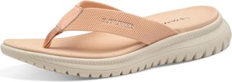 s.Oliver Damen Zehentrenner mit Dicker Sohle Bequem, Rosa (Peach), 39 EU