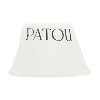 Patou Stylischer wei&szlig;er Canvas-Hut - - Accessories - Damen - Wei&szlig; - S