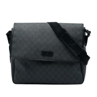 Gucci unisex, Pre-owned, Noir, Taille: ONE Size Sac bandouli&egrave;re vintage en toile Pre-owned